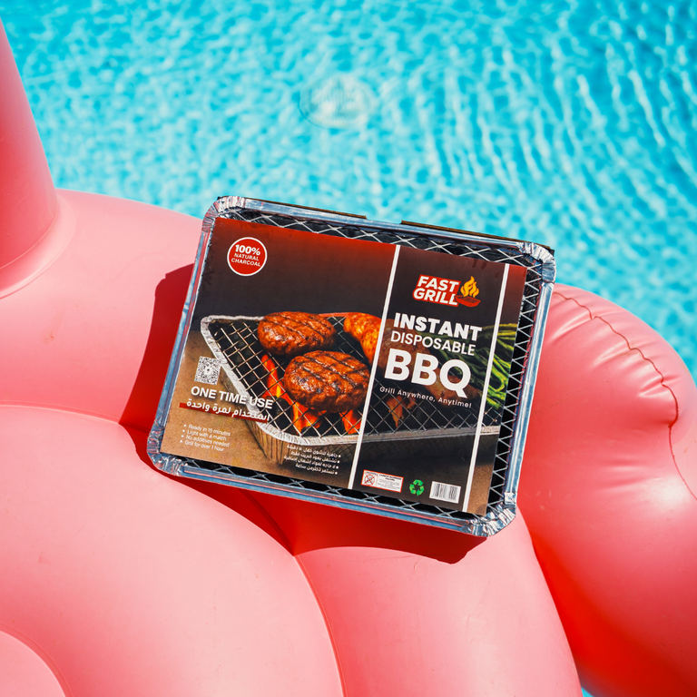 Fast Grill - Single Use Charcoal Grill ~ 2 Hour burn time – The Smokebox